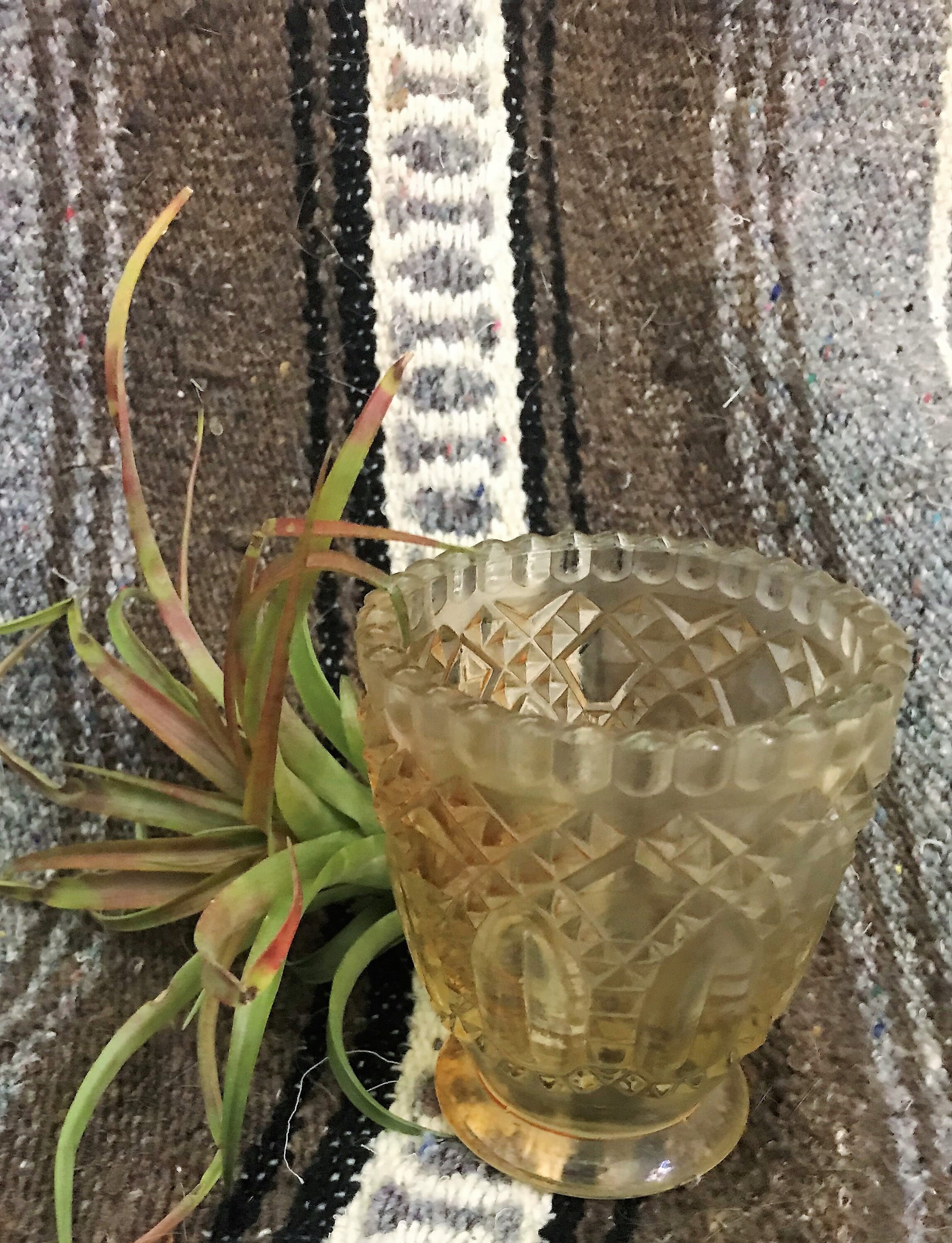 Beautiful Cut Glass Goblet / Cup / Elegant Cup / Wine Glass / Succulent ...