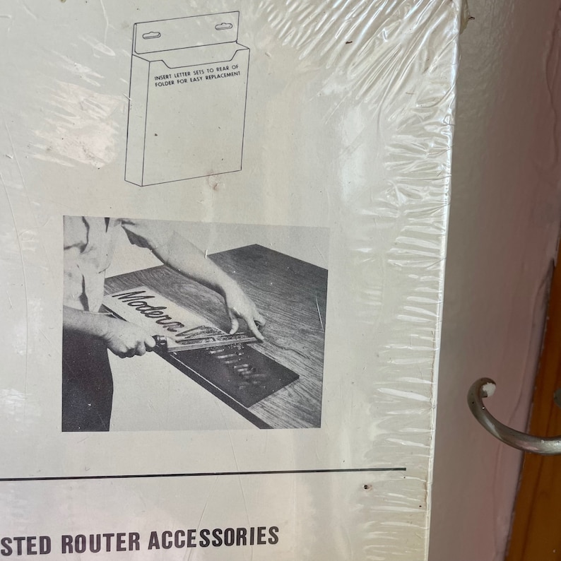 Sears Craftsman Router Stencil Set Model 9 2518 / Stencil Set | Etsy