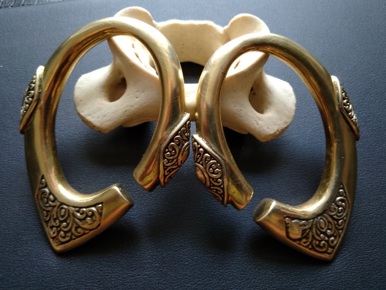 Indra Brass Ear Weight 10-12mm Body Modification Ear | Etsy