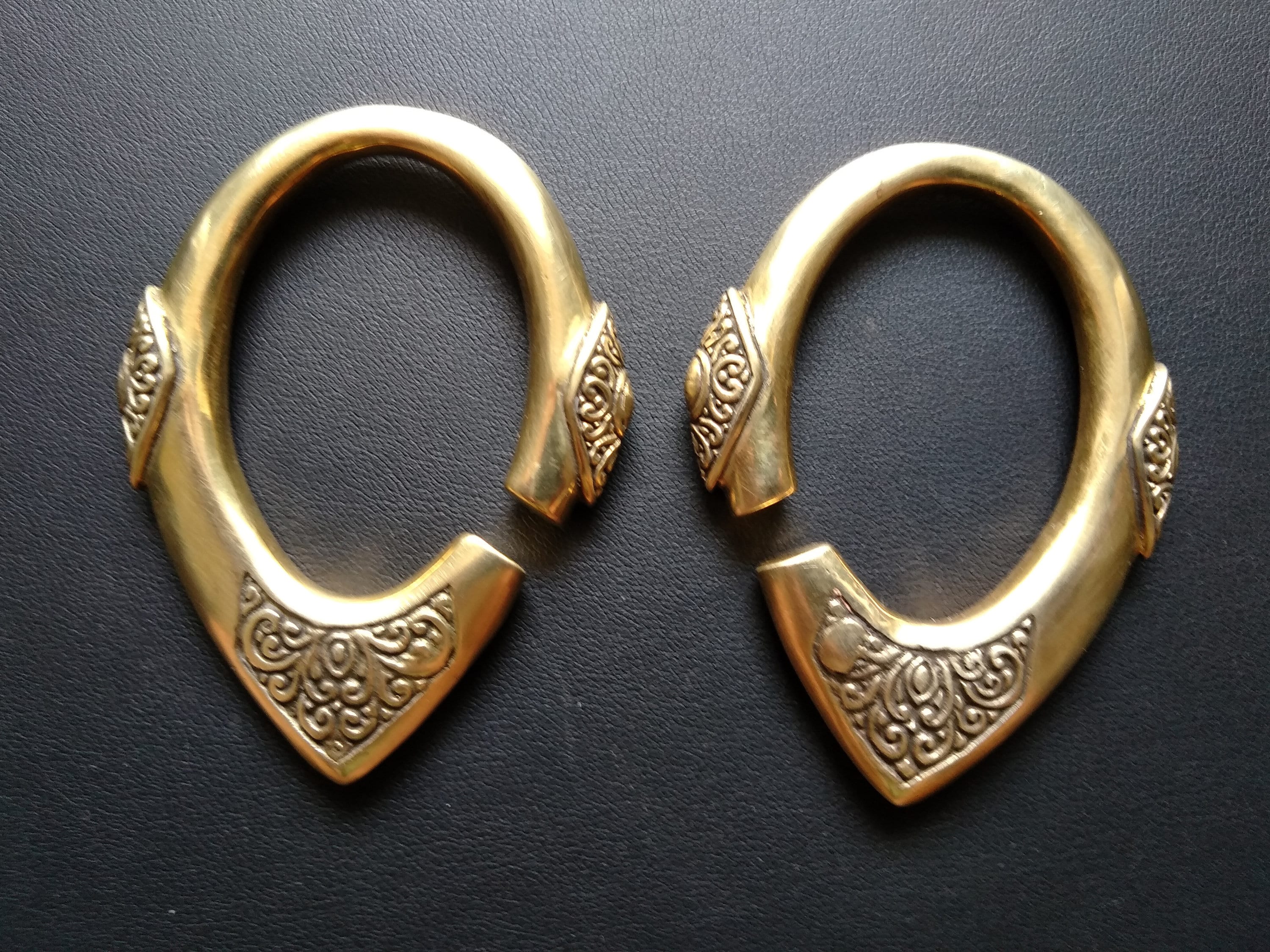 Indra Brass Ear Weight 10-12mm Body Modification Ear | Etsy