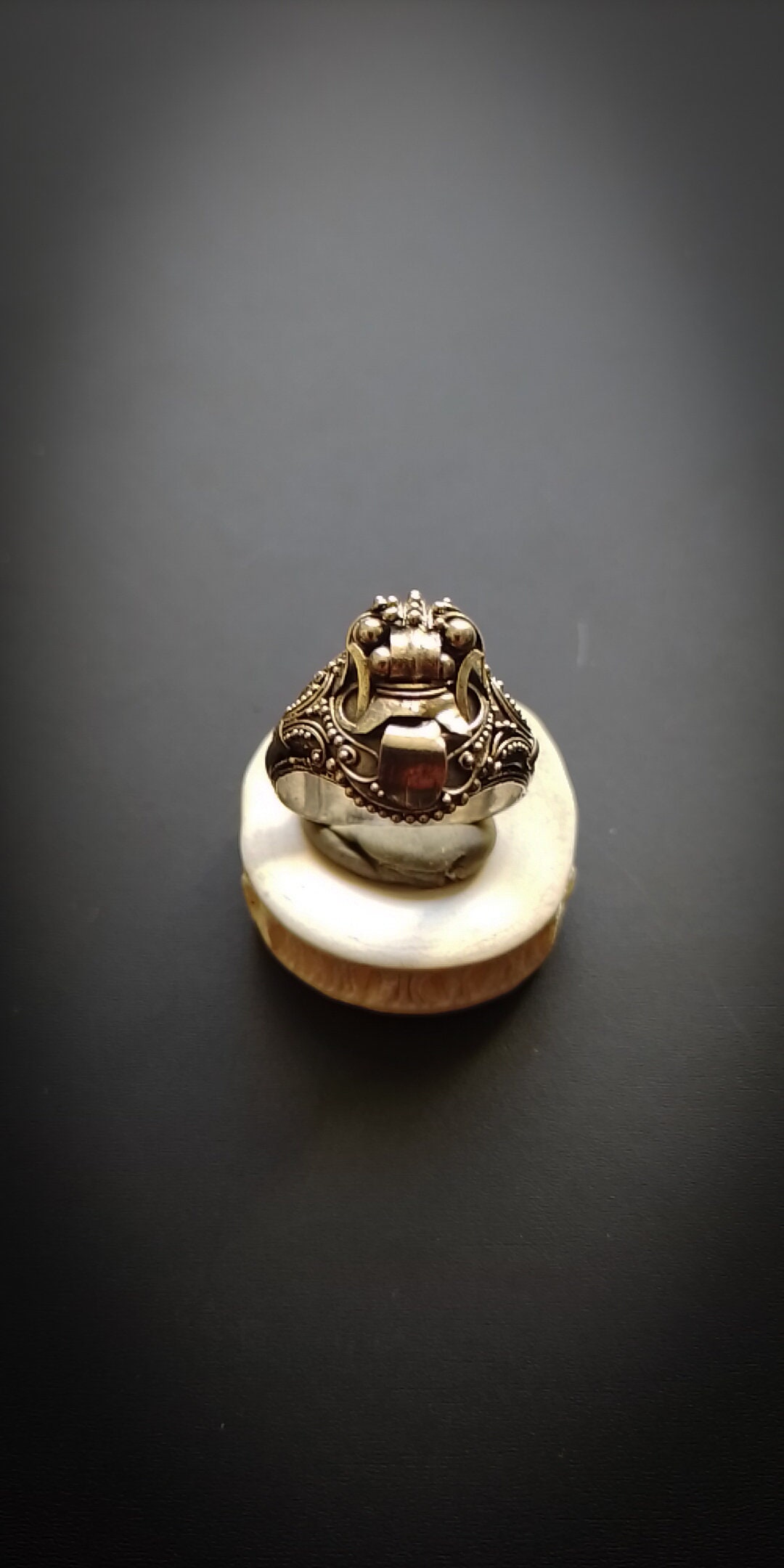 Witchy Rangda Ring in 925 Sterling Silver Filigree Jewelry EU 58 US 8 1 ...