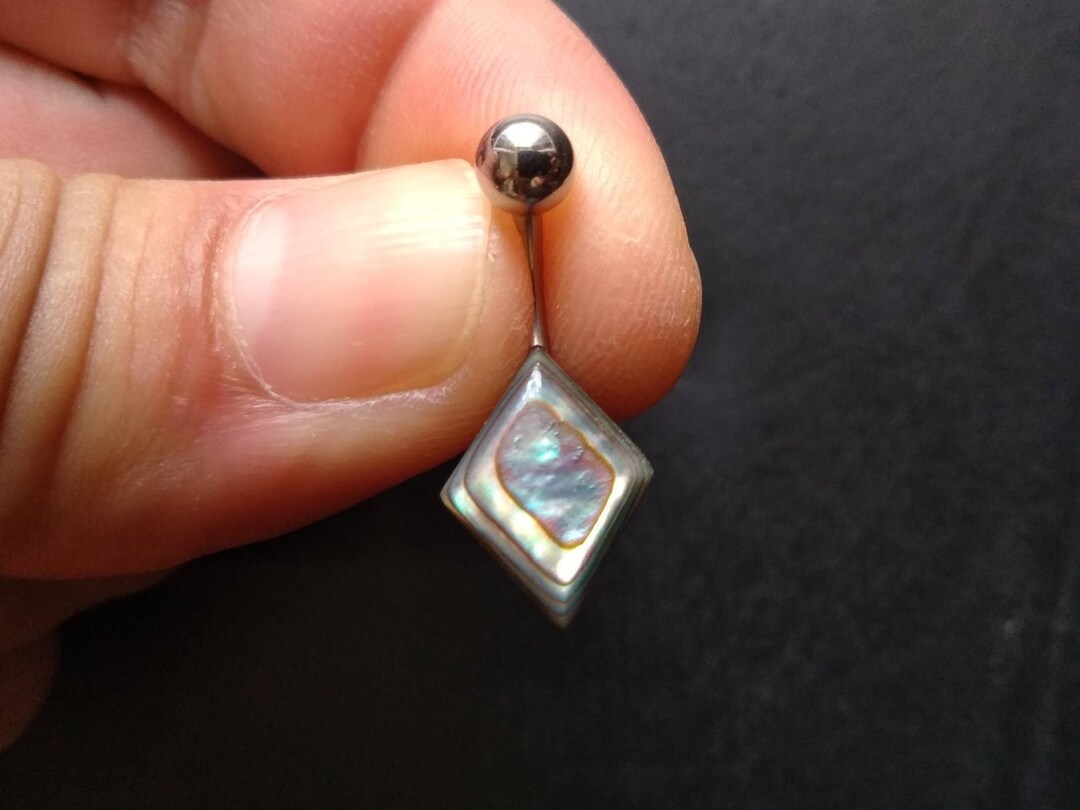 Abalone Shell Navel Piercing Boho Jewelry Sea Shell Belly Piercing ...