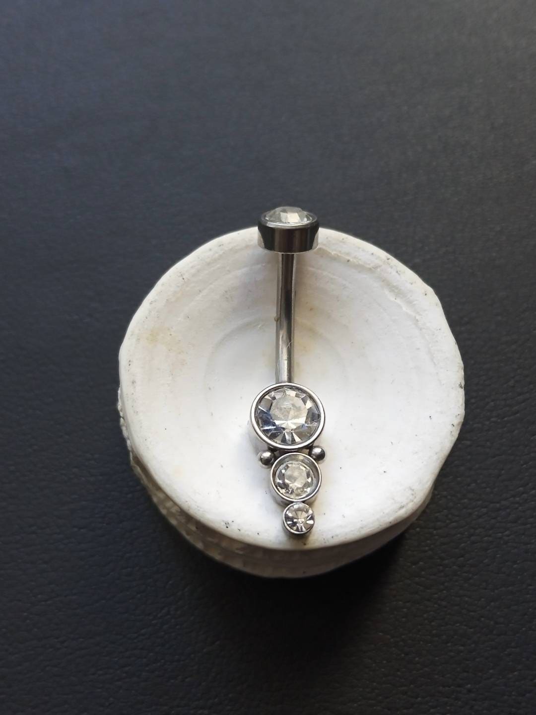 Boho Navel Piercing With Zirconia in 316L Steel- Body Jewelry- Belly ...