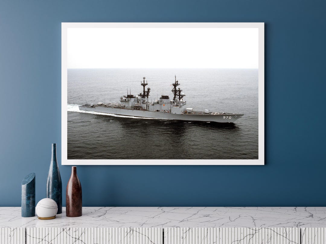 USS Caron (DD-970) Spruance Class Destroyer | Photo Print | Military ...