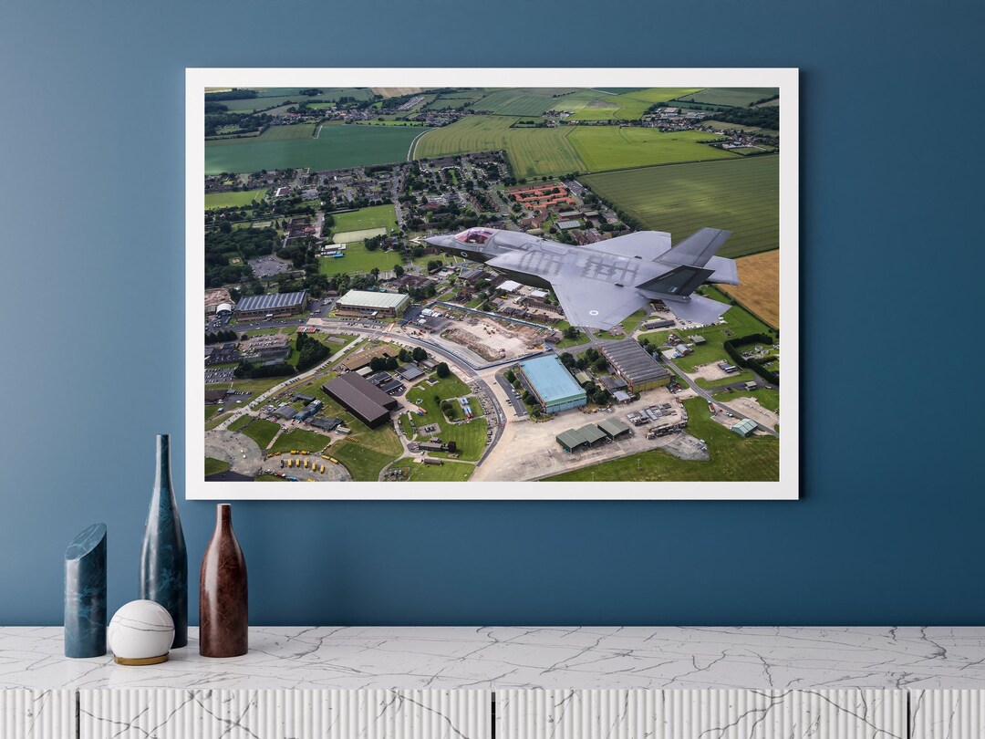 RAF F-35B Flying Over RAF Marham | Photo Print | Military | Aircraft ...