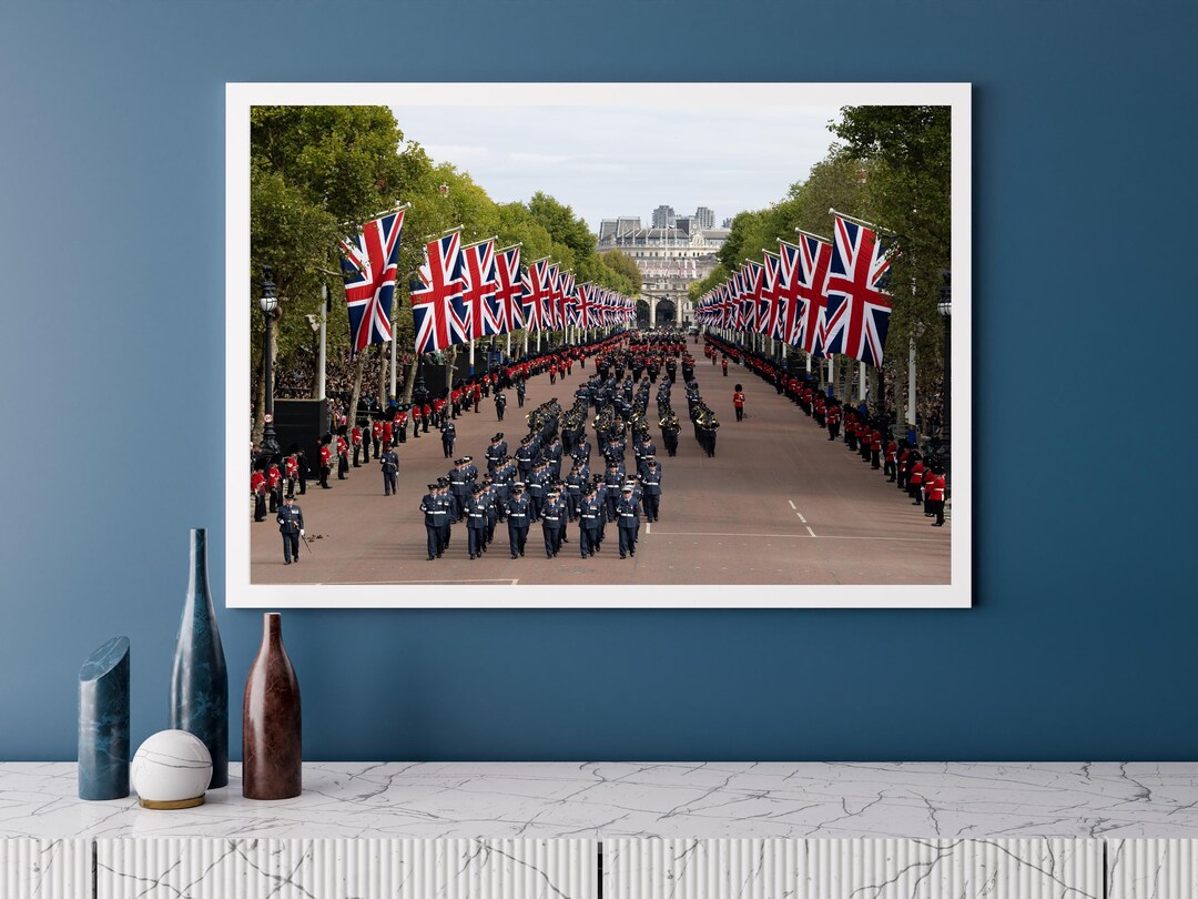 RAF March Down the Mall London Photo Print Military Armed Forces Royal ...
