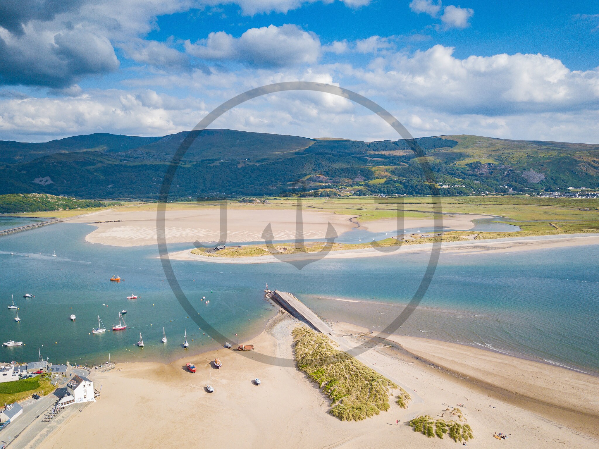 Barmouth Beach Traeth Abermaw Beach Snowdonia Wales Limited Edition ...