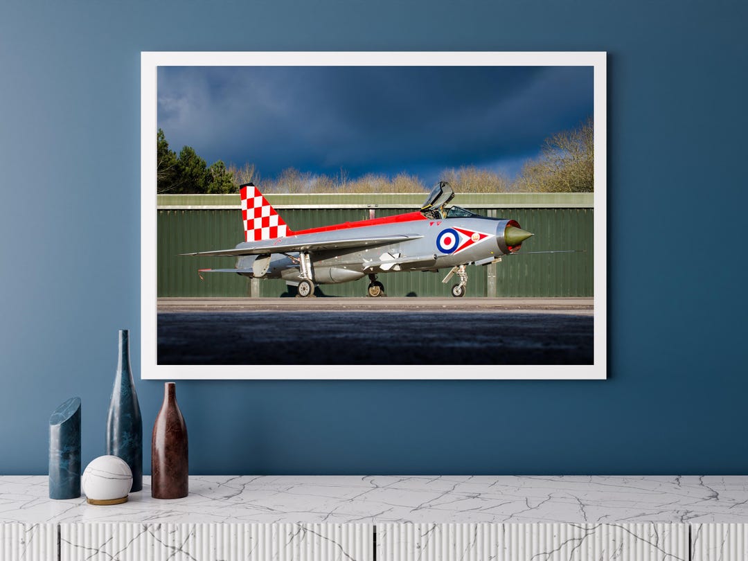 RAF English Electric Lightning Jet | Photo Print | Military | Aircraft ...