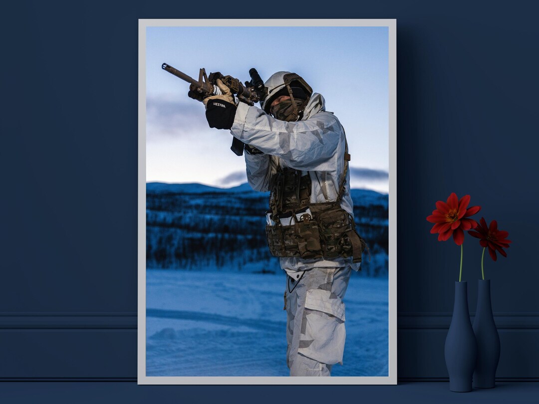 Royal Marine Commando in Norway Photo Print: Military Wall Art - Etsy
