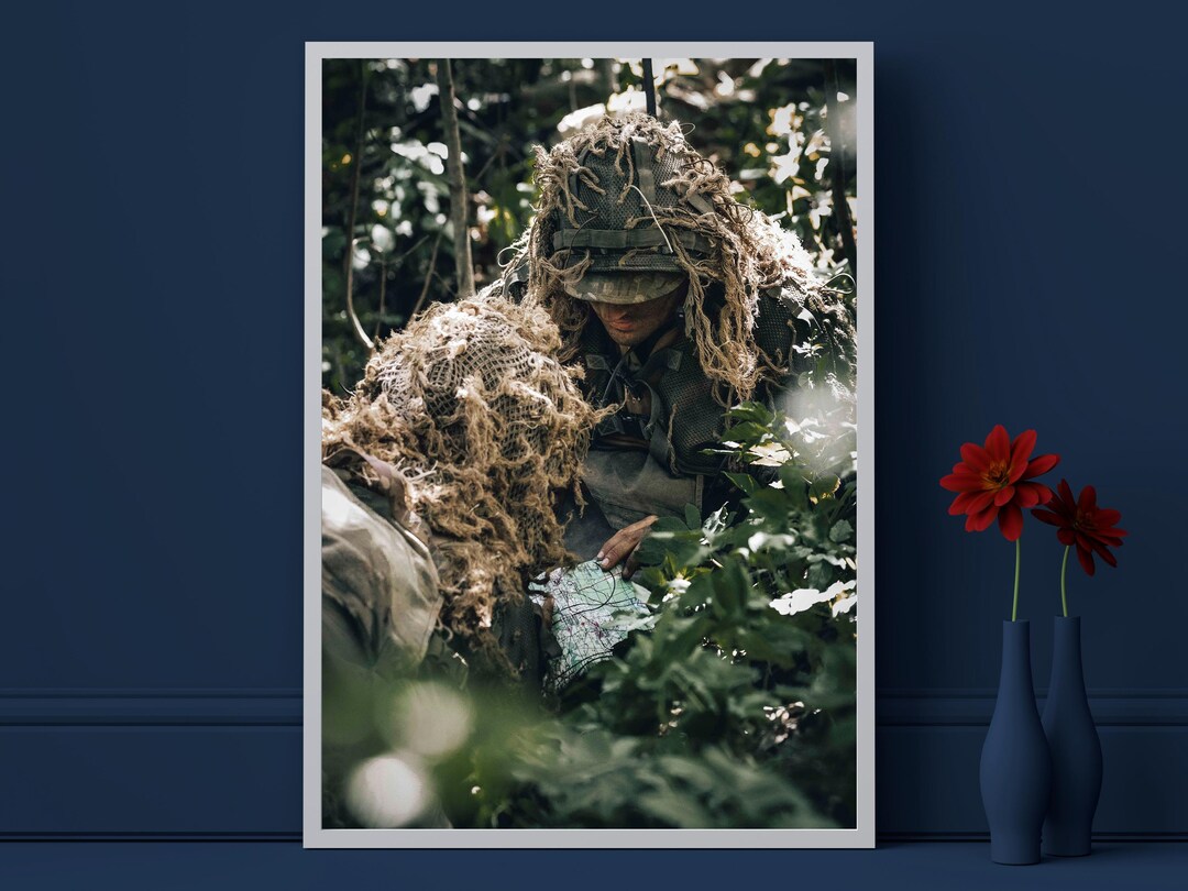 British Army Soldiers Map Reading | Photo Print | Military | British ...
