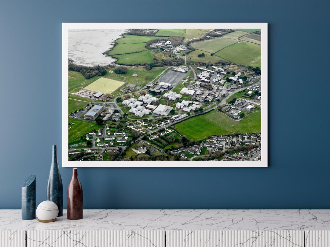 HMS Raleigh Torpoint Cornwall From Above | Photo Print | Military ...