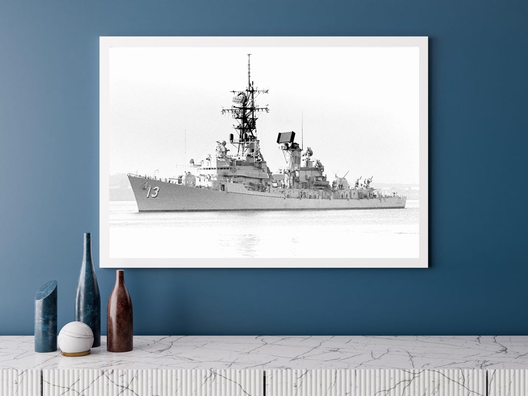 USS Hoel (DDG-13) Charles F. Adams Class Destroyer | Photo Print ...