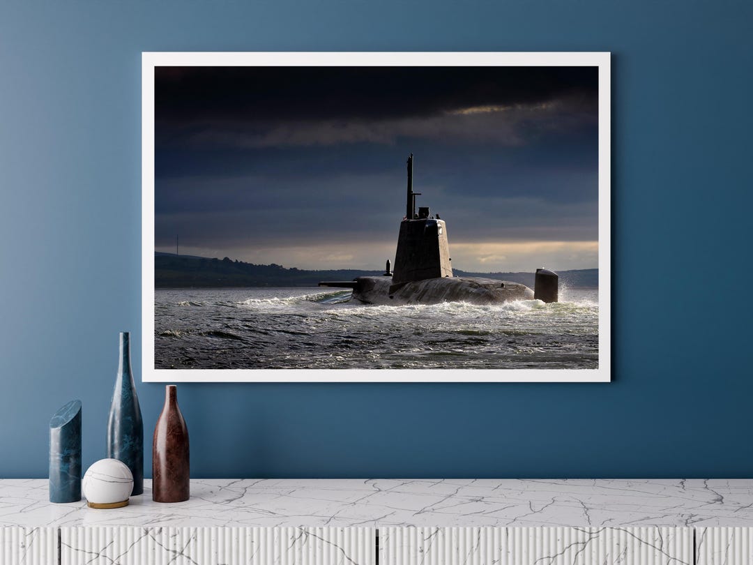 HMS Ambush S120 Astute Class Submarine Photo Print Military Royal Navy ...