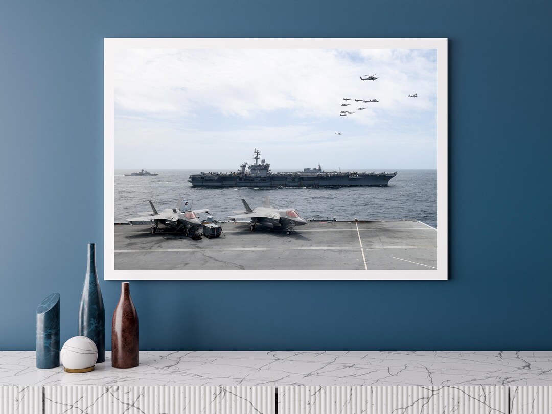 USS Carl Vinson (CVN-70) Nimitz Class Aircraft Carrier | Photo Print ...