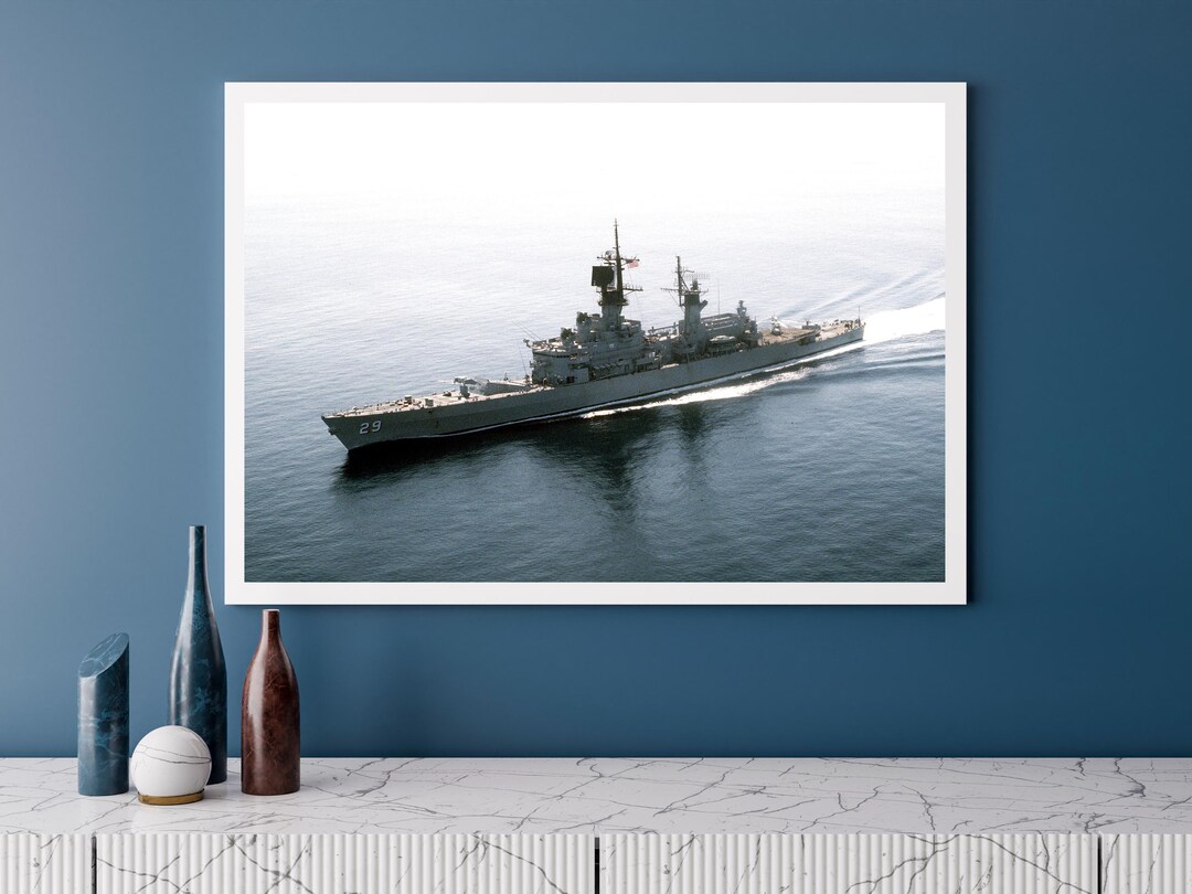 USS Jouett (CG-29) Belknap Class Cruiser | Photo Print | Military | US ...