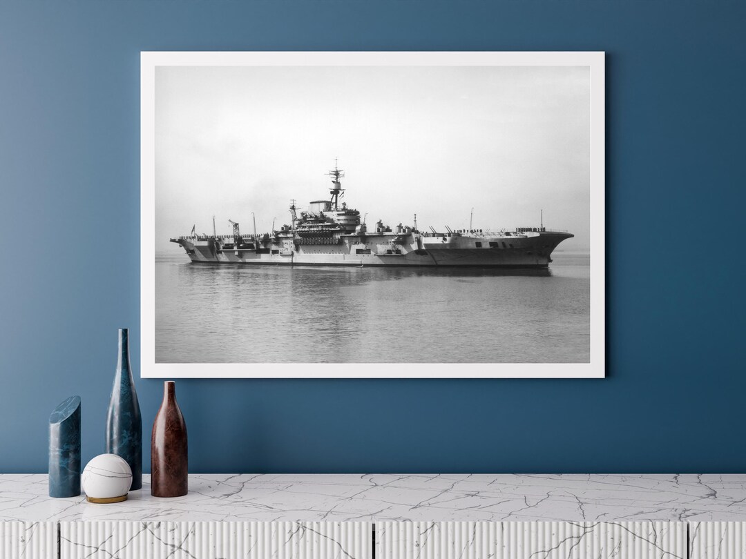 HMS Implacable R86 Aircraft Carrier Photo Print Military Royal Navy ...