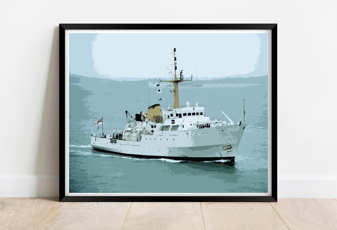 HMS Fawn Vermessungsschiff der Royal Navy Bulldog-Klasse Militär ...