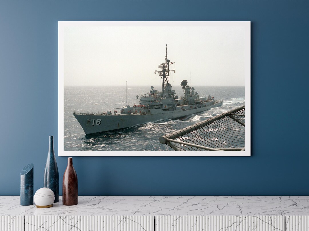 USS Semmes (DDG-18) Charles F. Adams Class Destroyer | Photo Print ...