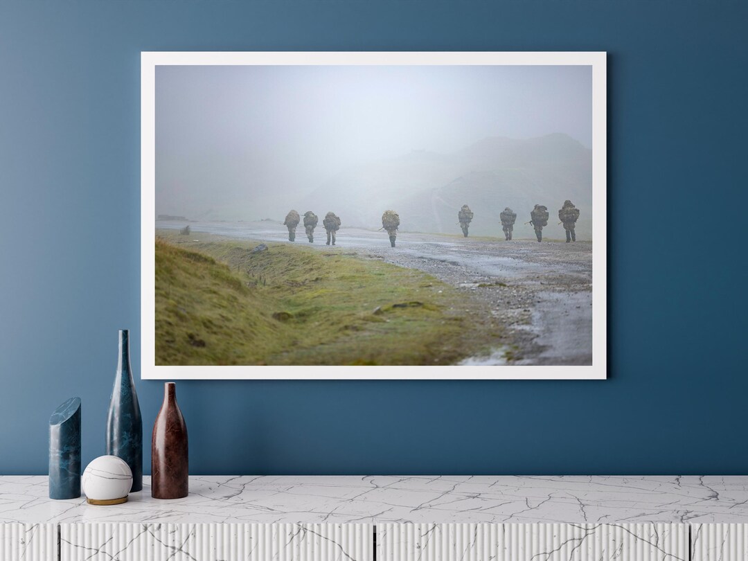 British Army Soldiers in the Brecon Beacons | Photo Print | Military ...