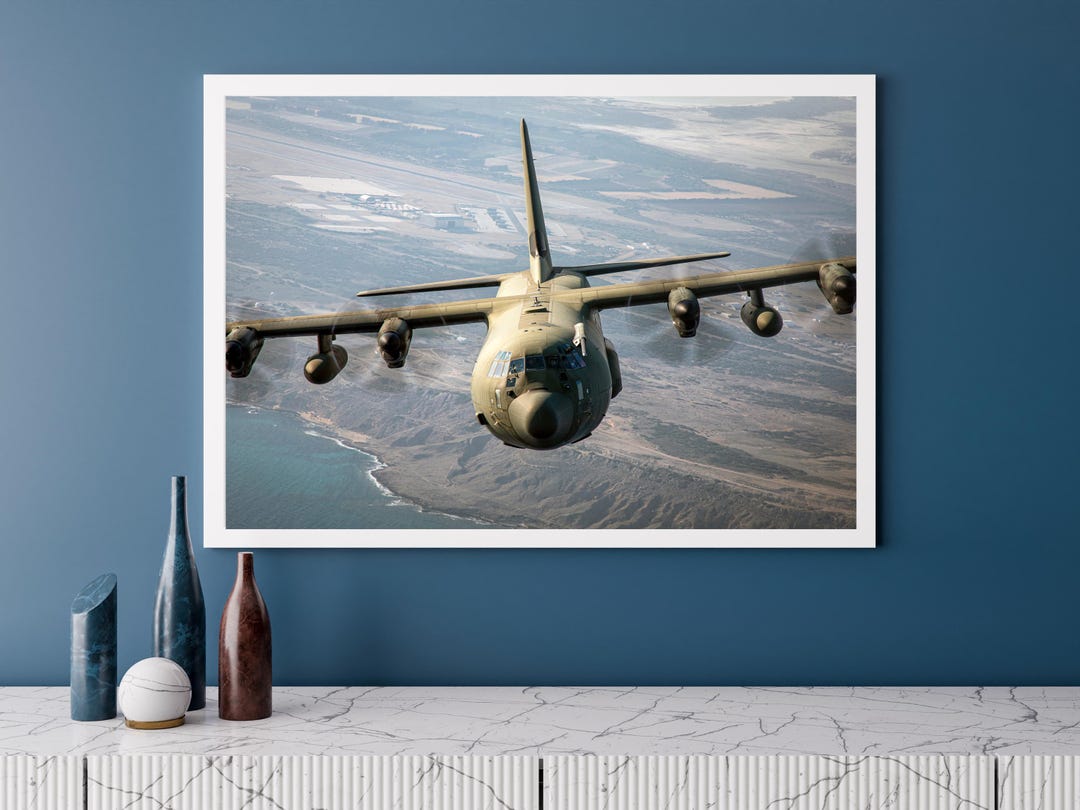 RAF C130J C4 Hercules in Flight | Photo Print | Military | Aircraft ...