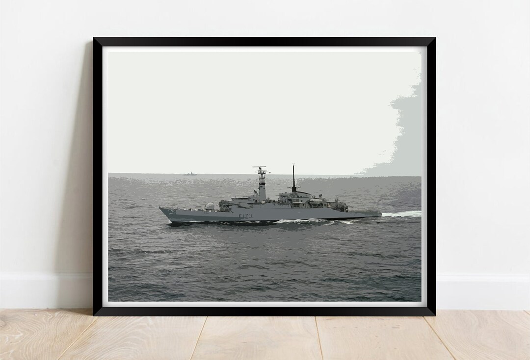 HMS Arrow Royal Navy Type 21 Frigate Military Digital - Etsy