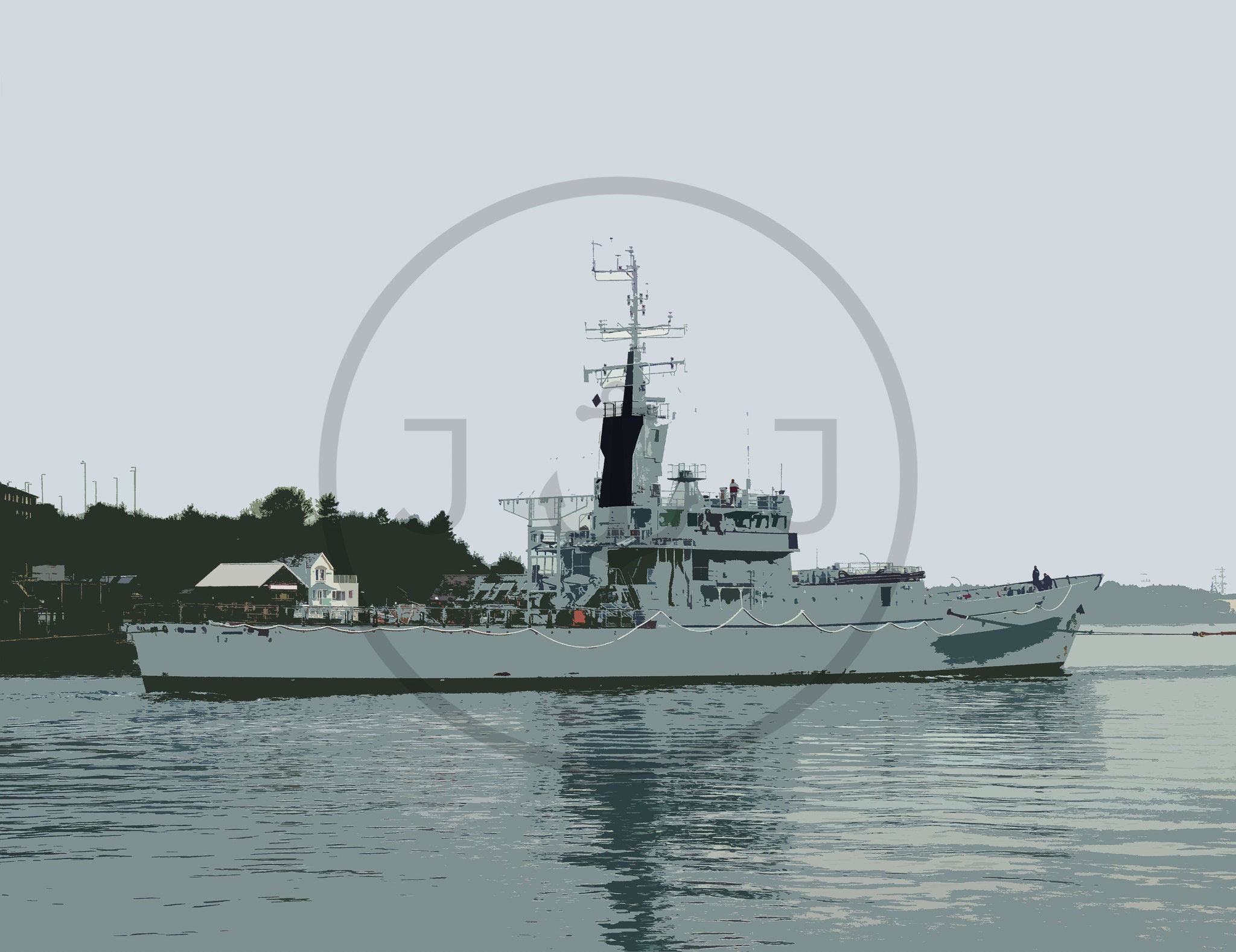 HMS Leeds Castle Royal Navy Castle Class Patrol Vessel - Etsy Canada