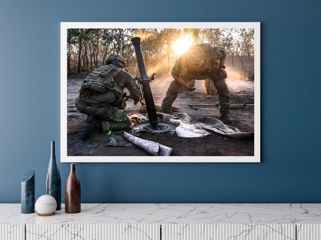 Royal Marine Commandos Mortar Team | Photo Print | Military | Royal ...