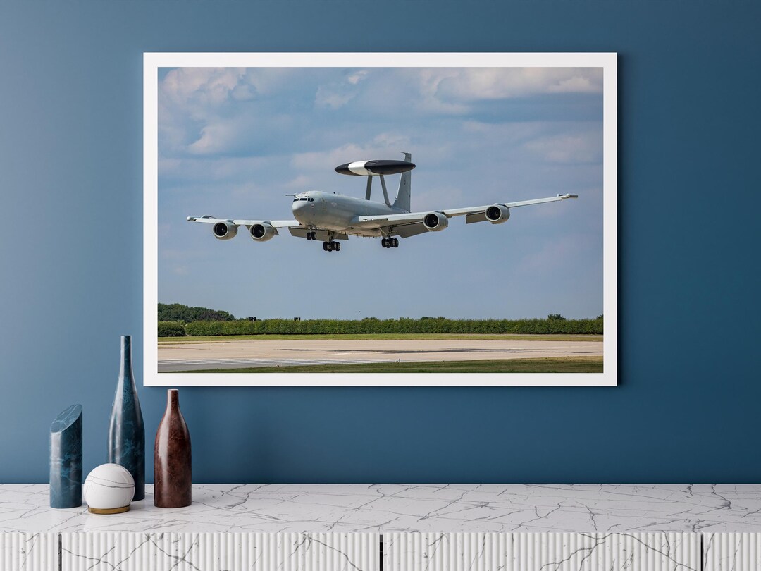 RAF E-3D Sentry Aircraft | Photo Print | Military | Aircraft | Royal ...