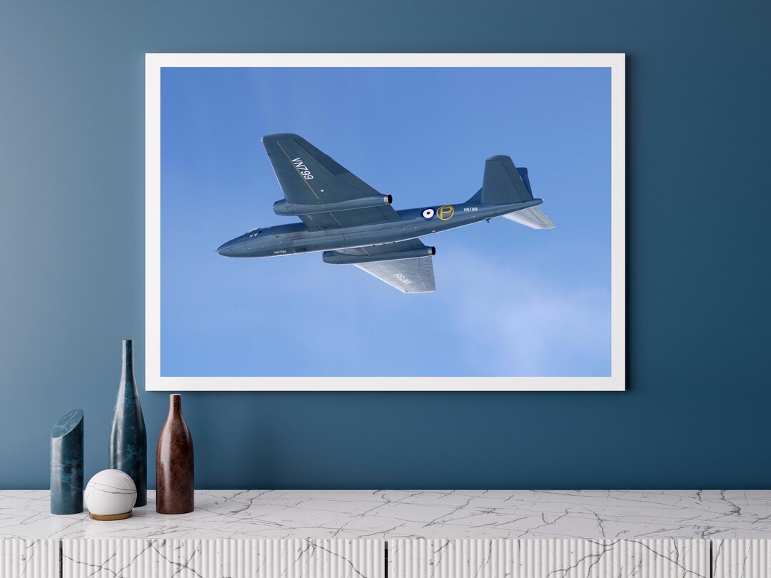 RAF Prototype Canberra in Flight | Photo Print | Military | Aircraft ...