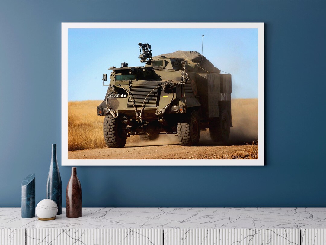 Saxon Armoured Personnel Vehicle | Photo Print | Military Vehicle ...
