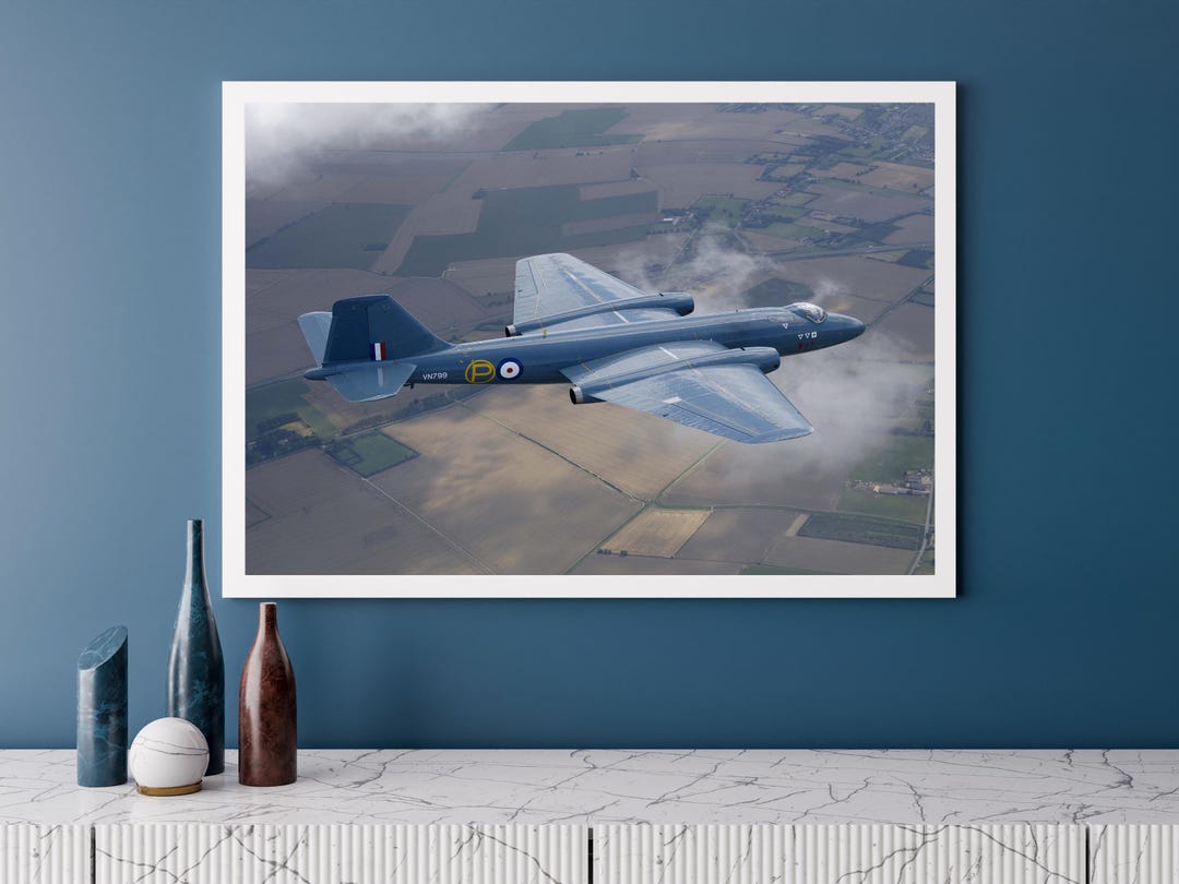 RAF Prototype Canberra in Flight | Photo Print | Military | Aircraft ...