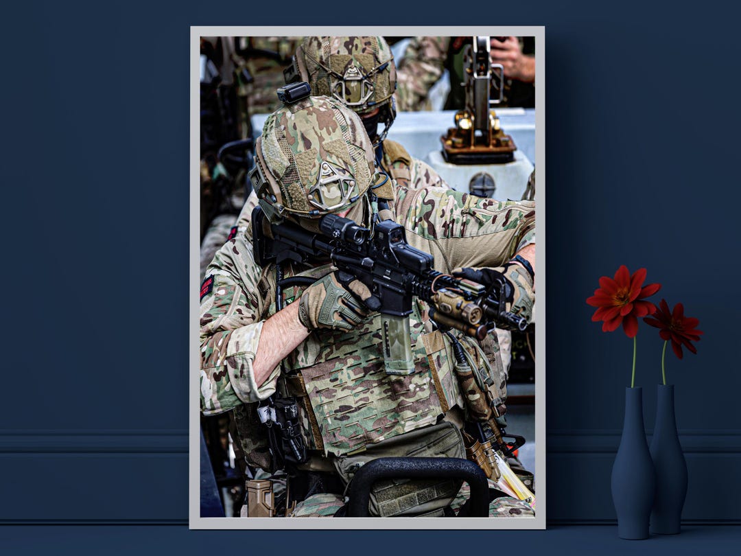 Royal Marines Boarding Team Member | Photo Print | Military | 42 Commando | Wall Art | Home ...