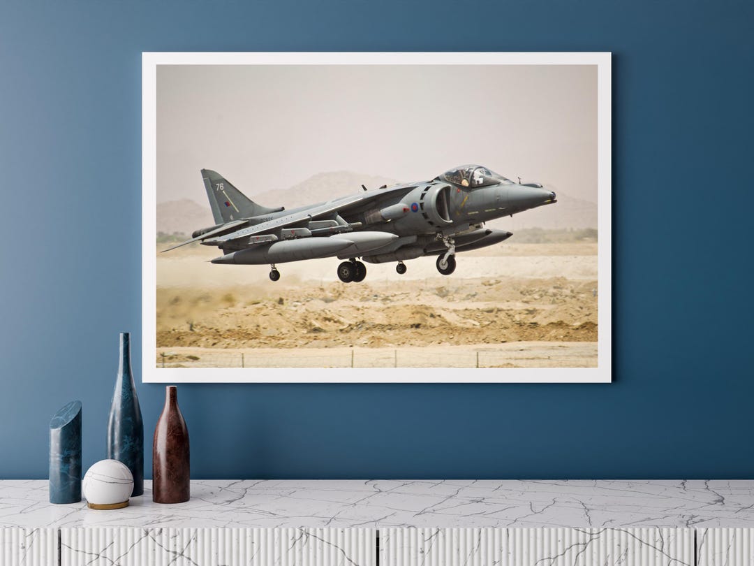 RAF Harrier GR9 Jet | Photo Print | Military | Aircraft | Royal Air ...