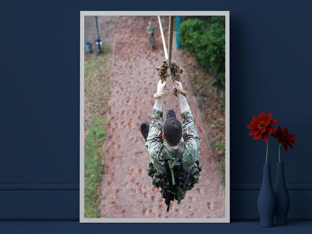 Royal Marine Commando 'tarzan Course' Photo Print - Etsy UK