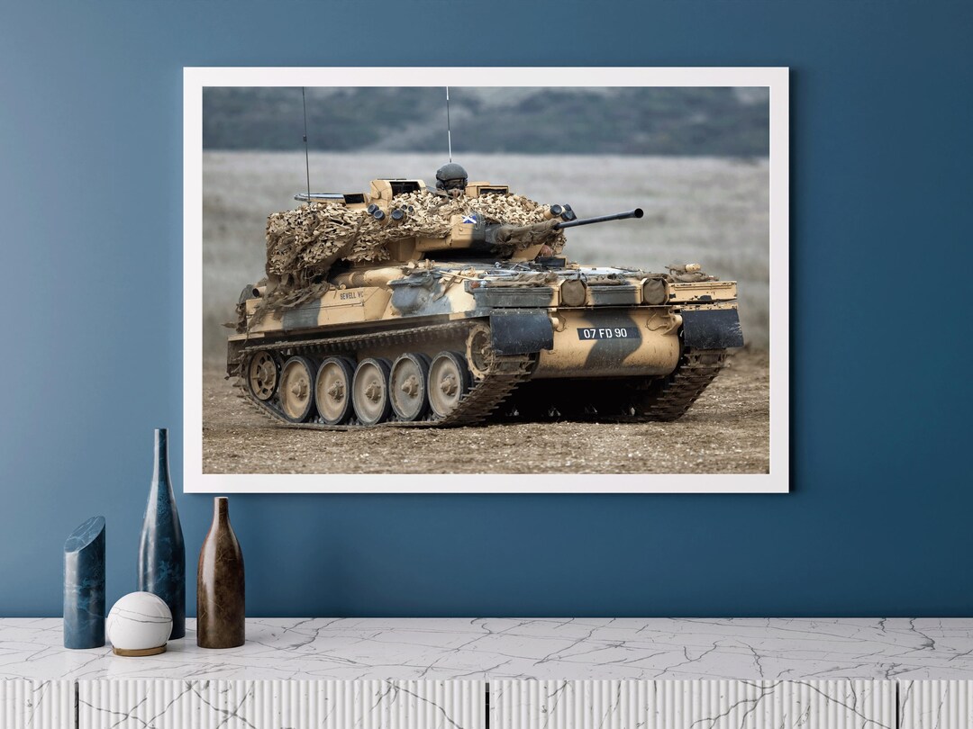 British Army Scimitar Light Tank | Photo Print | Military Vehicle ...