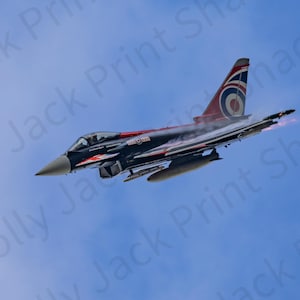 RAF Typhoon Union Jack Paintwork | Photo Print | Military | Aircraft ...