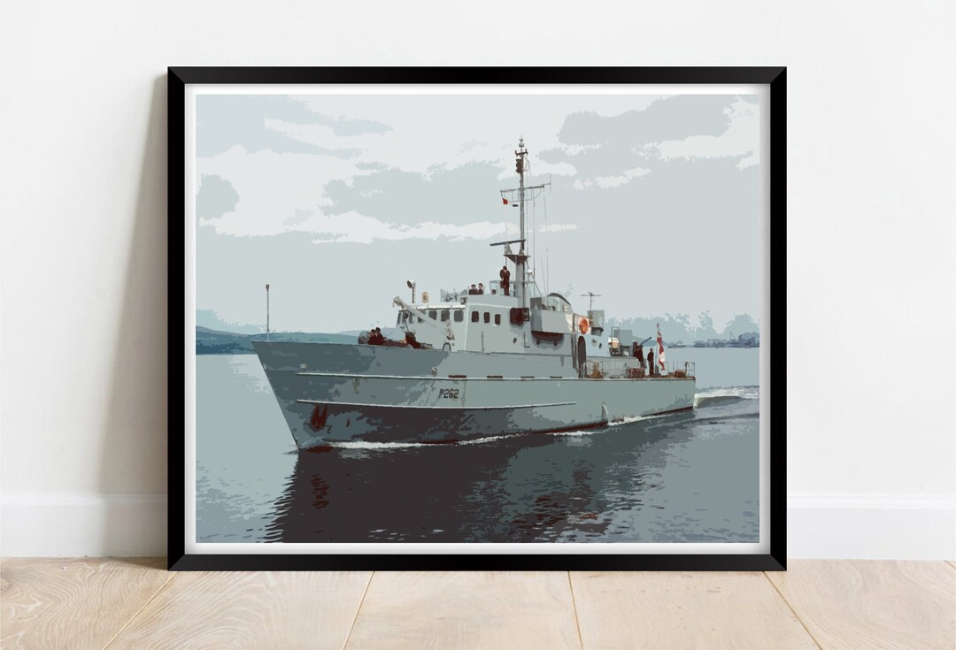 HMS Peterel Royal Navy Bird Class Patrol Vessel Military - Etsy