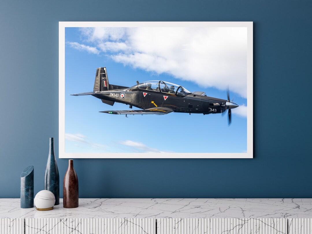 RAF Texan Aircraft in Flight | Photo Print | Military | Aircraft ...
