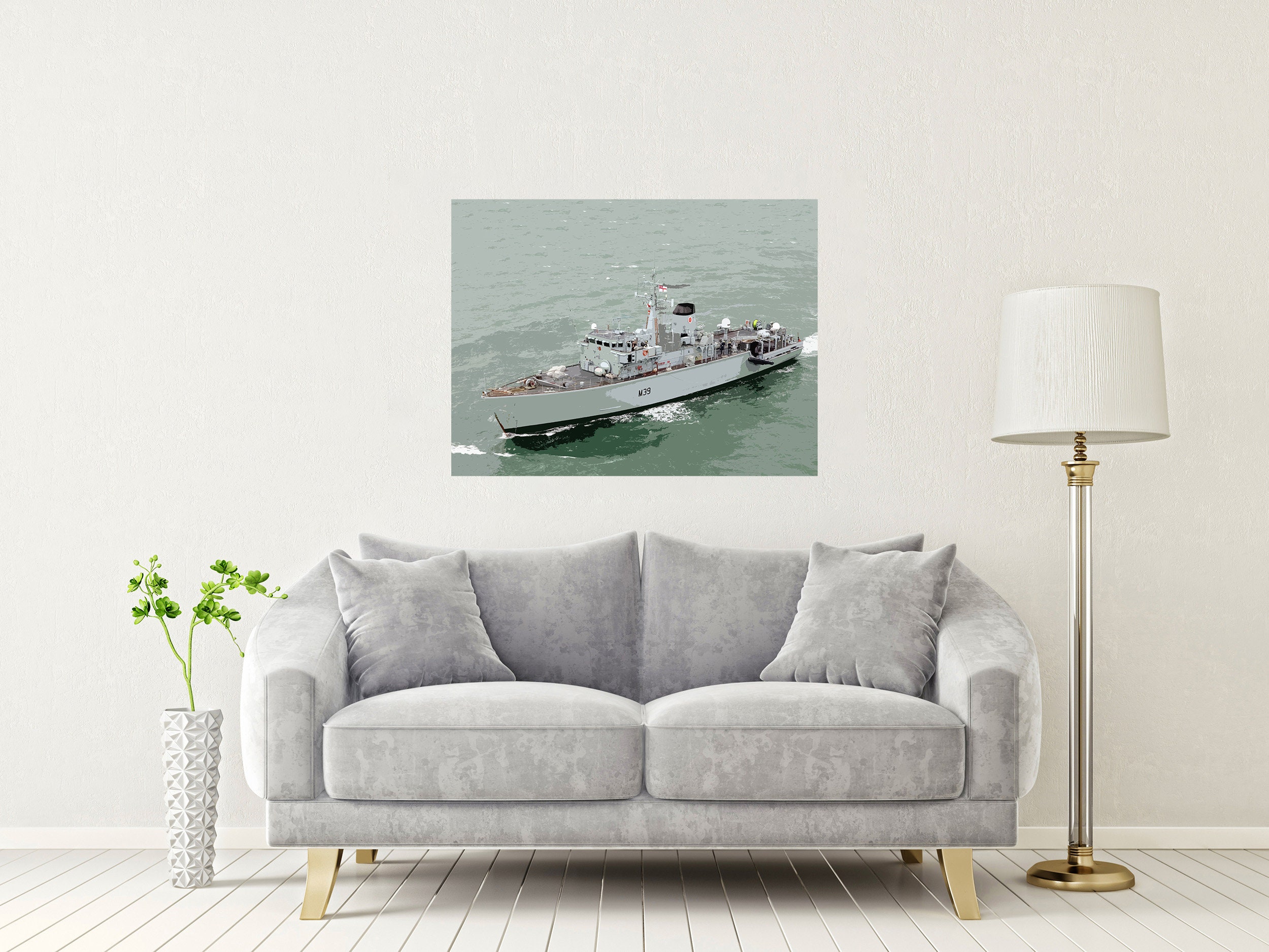 Buy HMS Hurworth Royal Navy Hunt Class Mine Countermeasures Vessel ...