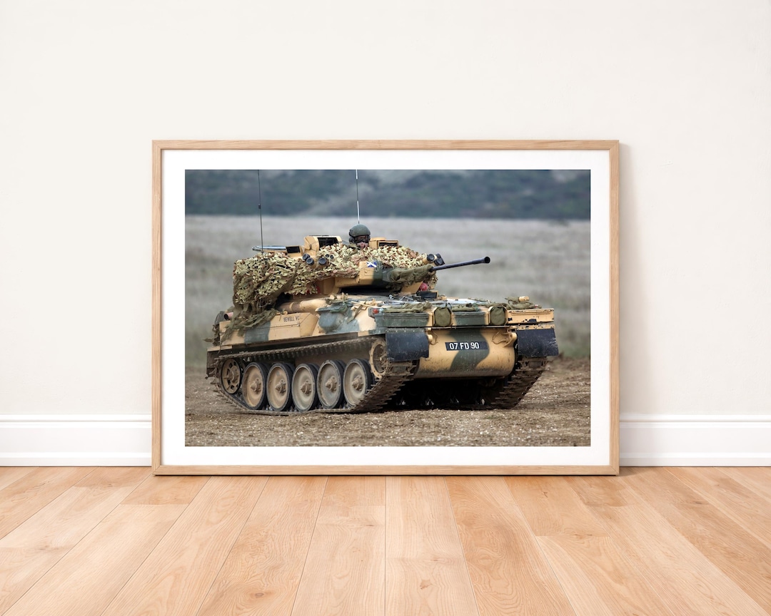 Scimitar Tank Photo Print: British Army Vehicle Photography Wall Art ...