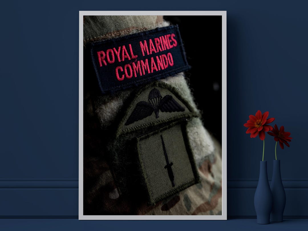 Royal Marines Commando Badge Print: Military Wall Art - Etsy