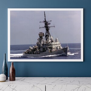 USS Barney (DDG-6) Charles F. Adams Class Destroyer | Photo Print ...