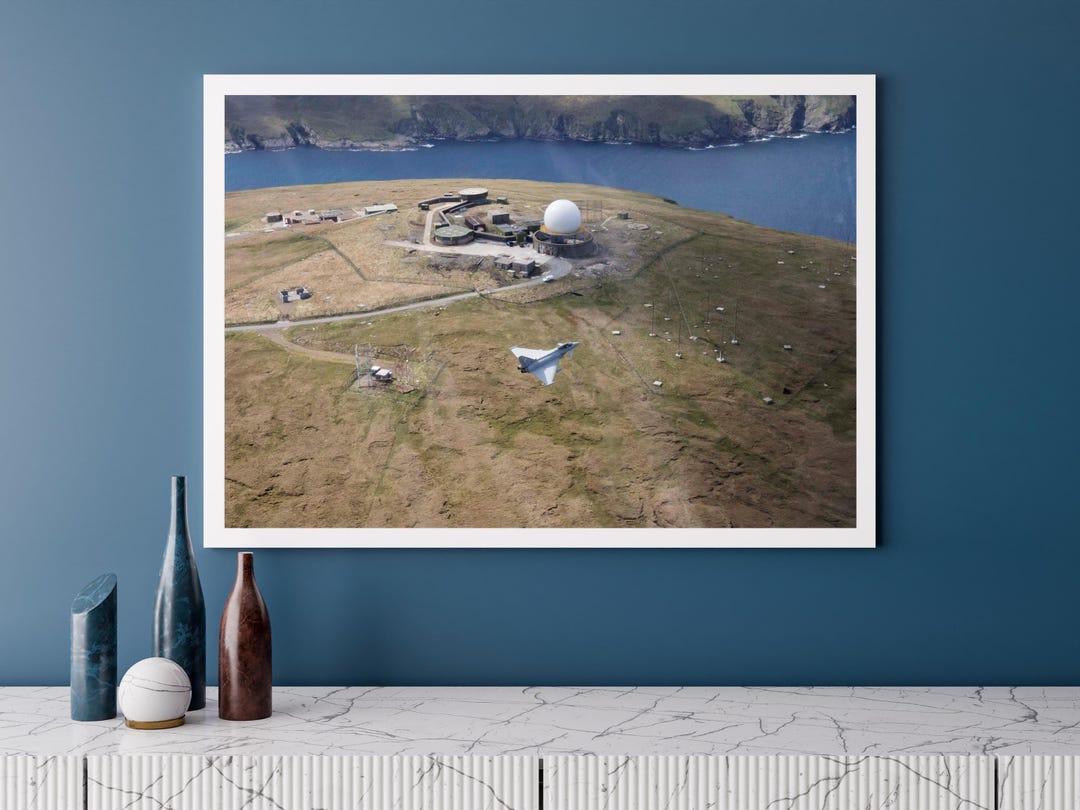 RAF Typhoon Over Saxa Vord | Photo Print | Military | Aircraft | Royal ...