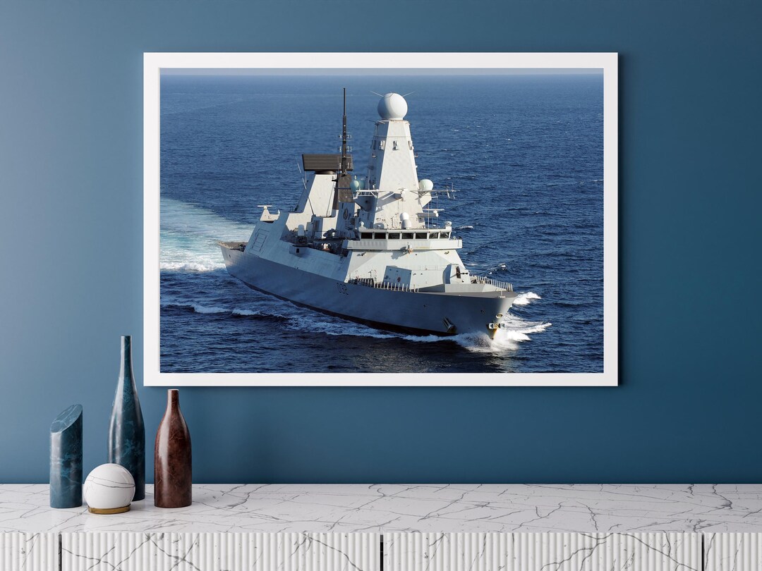 HMS Daring D32 Type 45 Destroyer Starboard View Photo Print Military ...