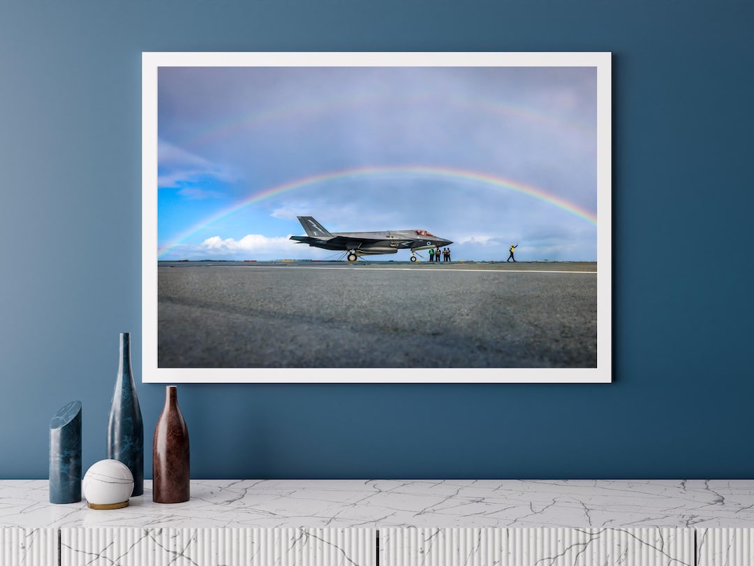 RAF F-35B Lightning Rainbow | Photo Print | Military | Aircraft | Royal ...