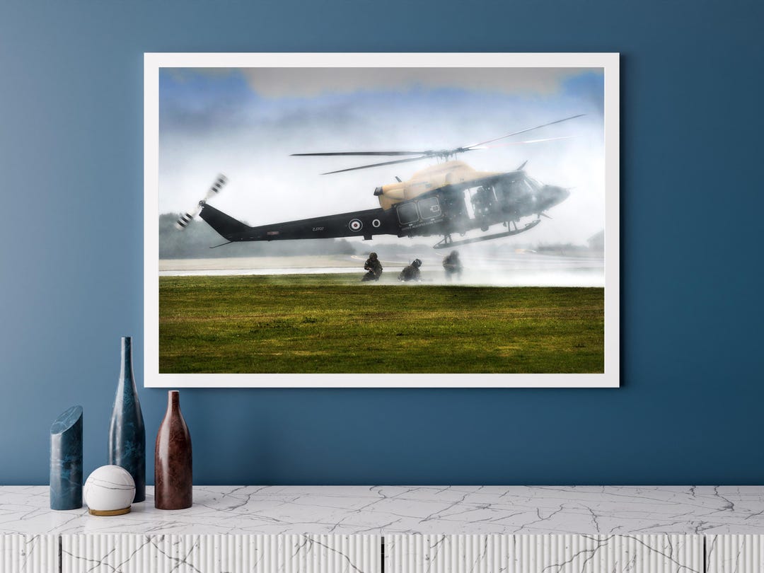 RAF Twin Engined Griffin Helicopter | Photo Print | Military ...