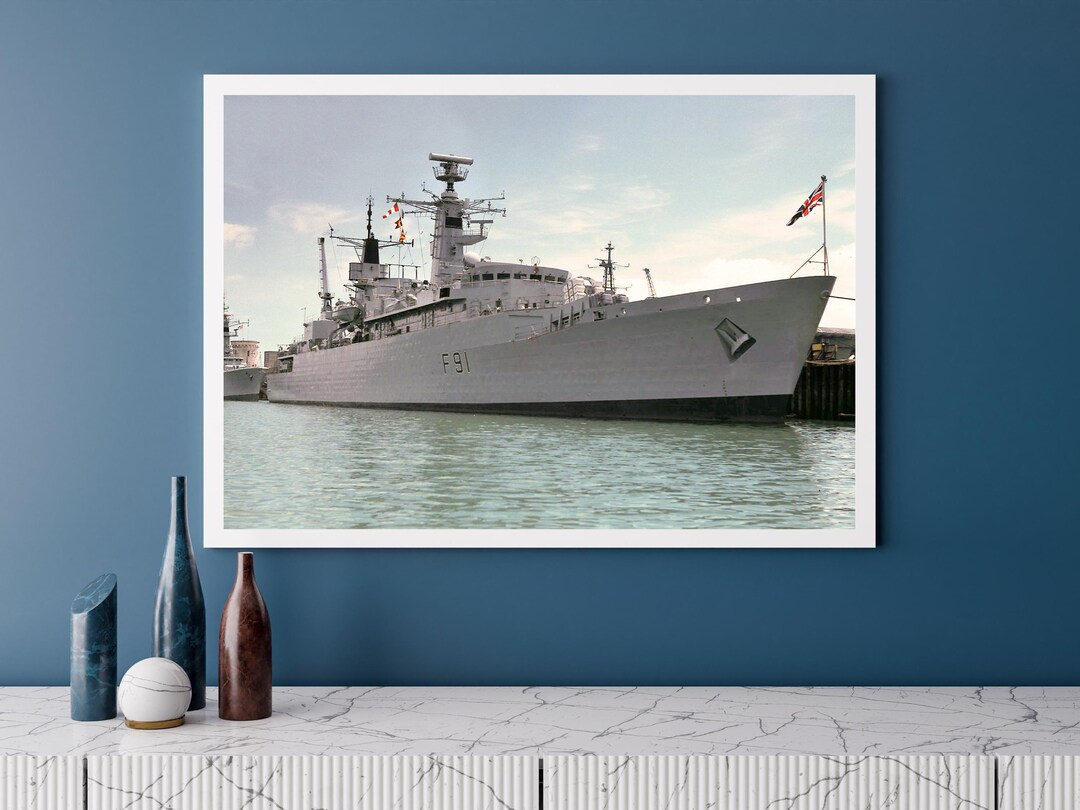 HMS Brazen F91 Type 22 Frigate Photo Print Military Royal Navy Wall Art ...