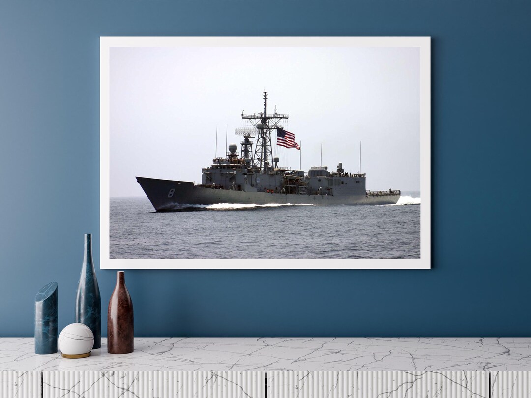 USS Mcinerney (FFG-8) Oliver Hazard Perry Class Frigate | Photo Print ...