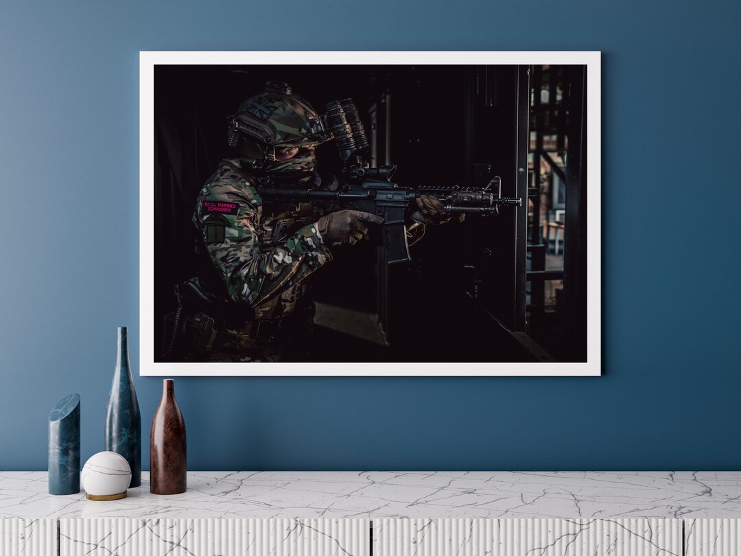 Royal Marines Commando Portrait | Photo Print | Military | Commando ...