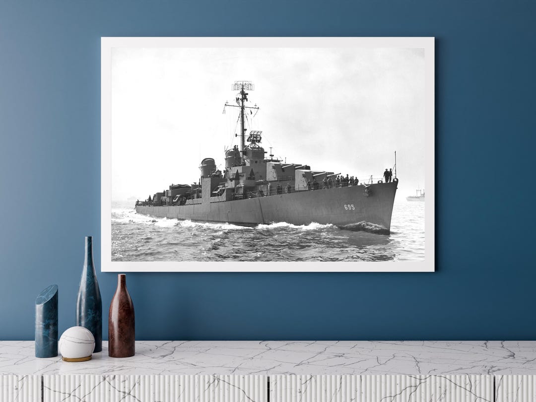 USS Cooper (DD-695) Allen M. Sumner Class Destroyer | Photo Print ...